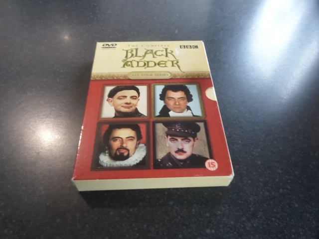 BLACKADDER THE COMPLETE Blackadder DVD All 4 Seasons 4 Disc Set In Ex ...