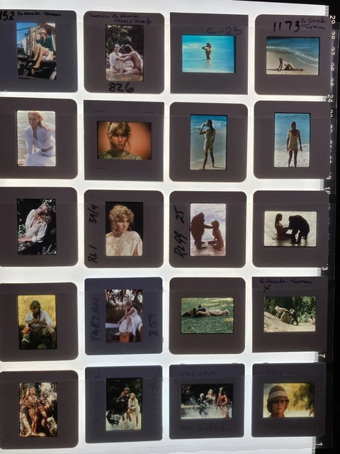 BO DEREK TARZAN THE APE MAN 20 x 35mm Transparencies Slides EUR 70,17 ...
