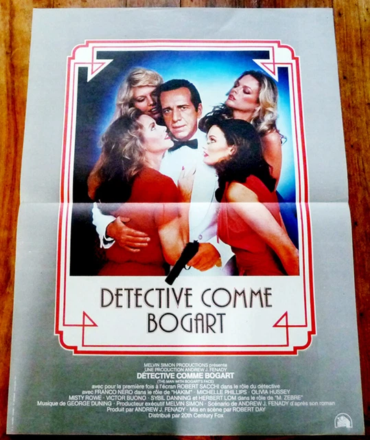 DÉTECTIVE COMME BOGART - Franco NERO / Robert SACCHI - Affiche Cinéma ...
