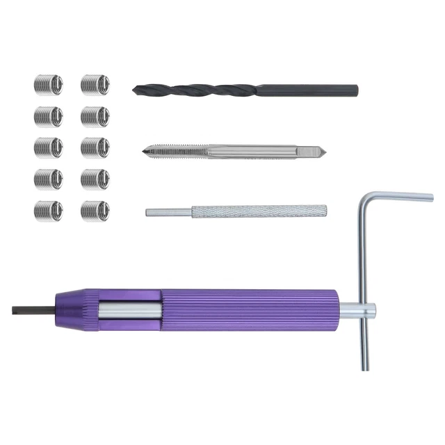 50PCS THREAD INSERTS M4*0.7 Wire Thread Insert Installation Kit ...