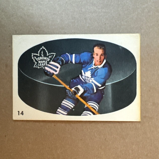 1962-63 PARKHURST #14 Edward Shack (Eddie) Toronto Maple Leafs Vintage Card #14 $39.00 - PicClick CA