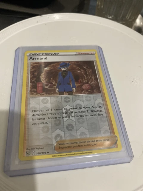 CARTE POKÉMON REVERSE Armand 166/196 EB11 Epée & Bouclier Origine ...