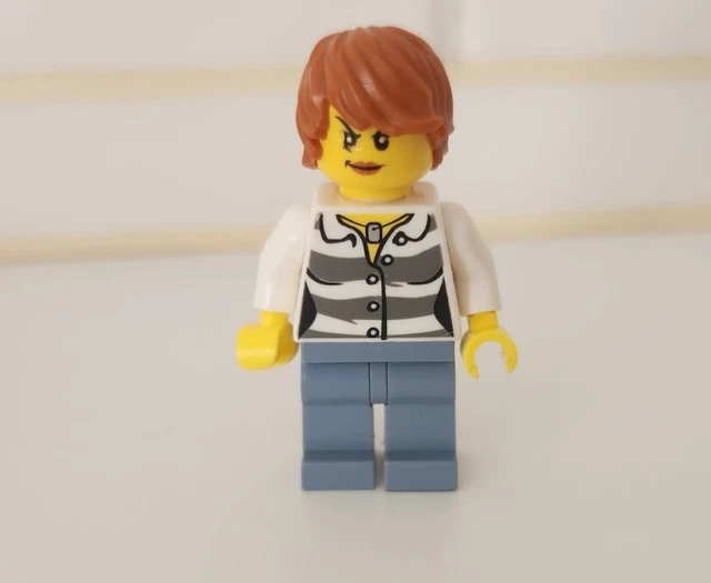 LEGO MINIFIGURE POLICE Jail Prisoner 18675 (cty0618) fat criminal ...