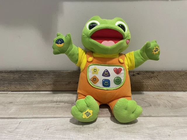 RARE LEAPFROG HUG & Learn Baby Tad Plush Talks & Sings Tested Working ...