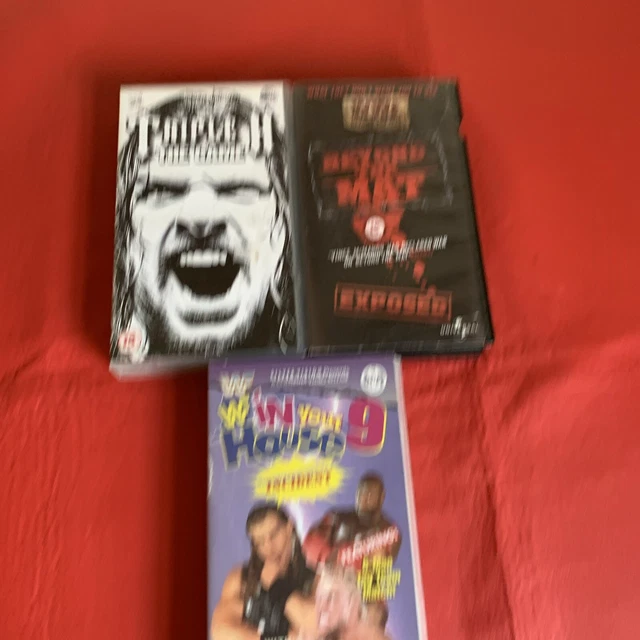 WWE WWF WF WRESTLING VHS VIDEO TAPE BUNDLE COLLECTION LOT OF 3 - TRIPLE H etc £9.99 - PicClick UK