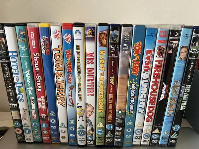 JOB LOT 18 Children's DVD Bundle Kids Movie Disney Pixar Dreamworks Warner Bros £5.38 - PicClick UK