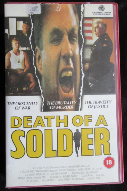 DEATH OF A Soldier. Vhs Big Box Vestron Ex Rental, James Coburn £15.12 ...