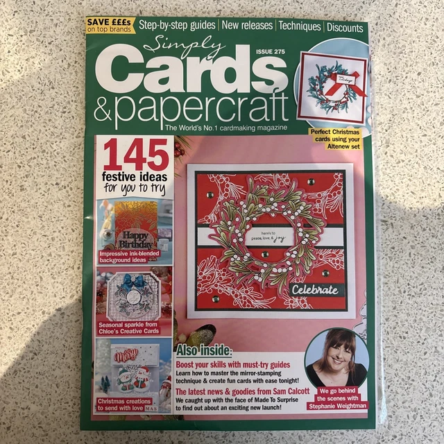 SIMPLY CARDS AND papercraft magazine issue 275 2025 NEW Card making ...