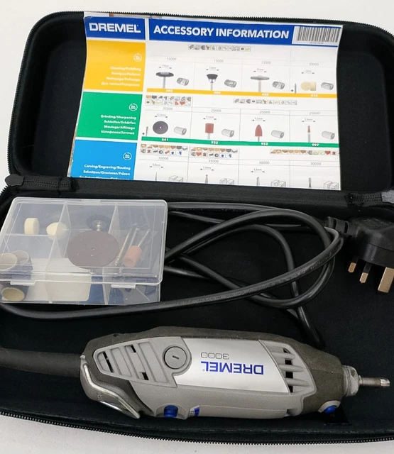 DREMEL 3000 ROTARY Tool 130W Variable Speed Multi Tool Kit with ...