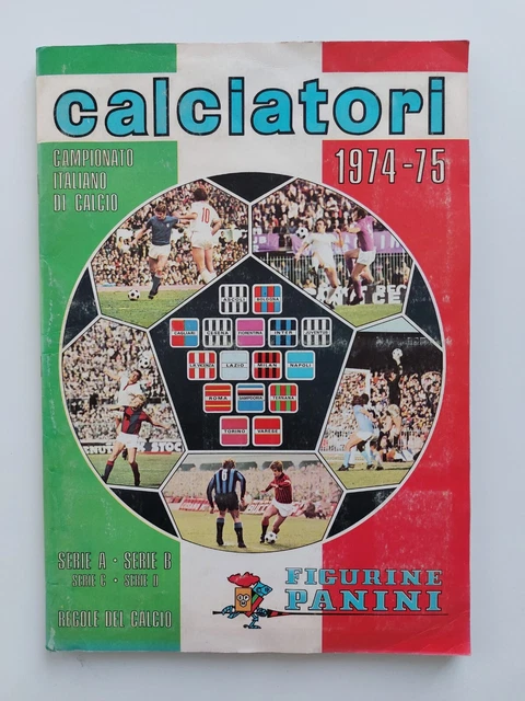 ALBUM PANINI CALCIATORI 1974-75 Completo Ottimo Edicola Bello figurine ...