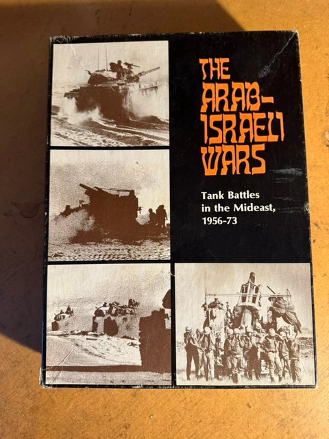 THE ARAB ISRAELI War by Avalon Hill War Game COMPLETE & part UNPUNCHED ...