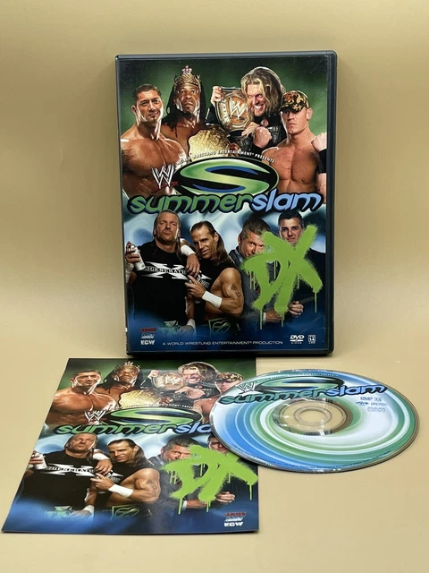 WWE SUMMERSLAM 2006 Wrestling PPV DVD DX McMahons Edge John Cena WWF ...