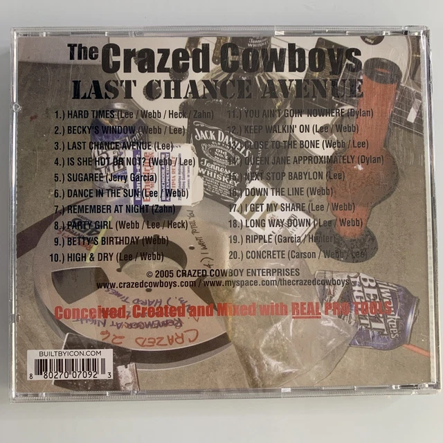 CRAZED COWBOYS DERNIÈRE Chance Avenue CD Neuf Scellé EUR 14,10 ...