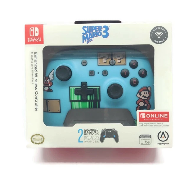 POWERA ENHANCED WIRELESS Controller Nintendo Switch Super Mario Bros. 3 ...