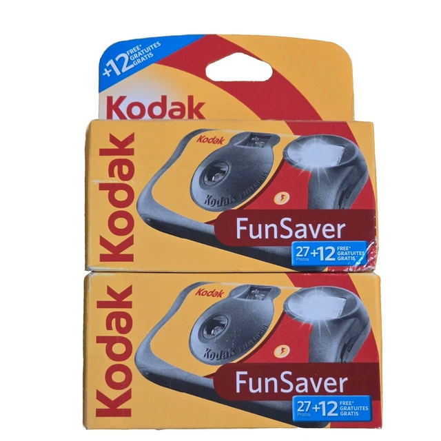 KODAK FUN FLASH Appareil Photos Jetable 39 Poses, Lot De 2 EUR 41,99 ...