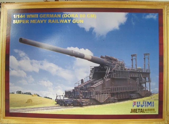 WWII GERMAN DORA 80 cm Super Heavy Railway Gun Fujimi | No. SA9511 | 1: ...
