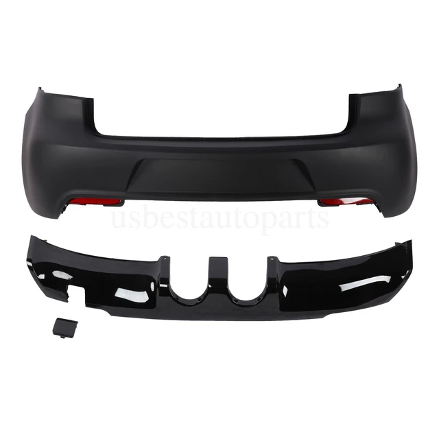 R20 STYLE REAR Bumper Cover Kit Unpainted For Volkswagen Golf 6 MK6 ...