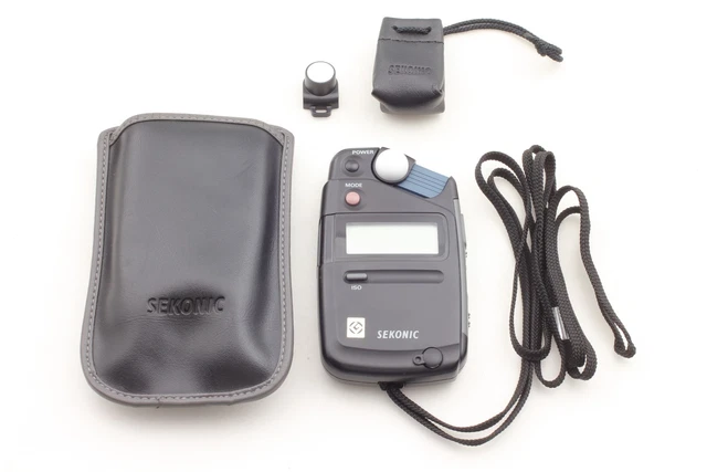 [ MINT W/ Case Strap] Sekonic L-308B Flash Mate Light Exposure Meter ...