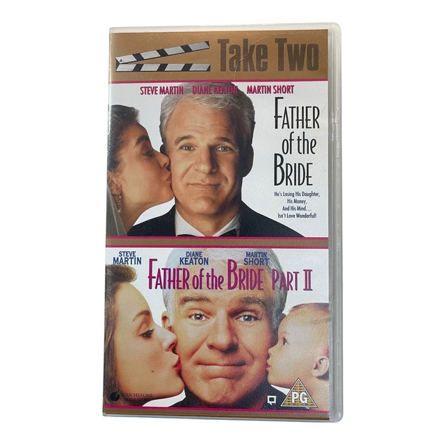FATHER OF THE Bride Take Two VHS Double Feature Steve Martin Diane ...