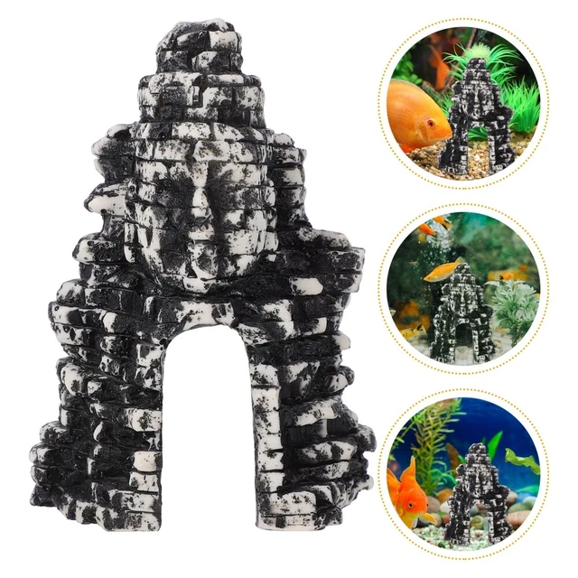 FISH SHELTER FISH Tank Hide Hut Fish Tank Decorations Aquarium House ...