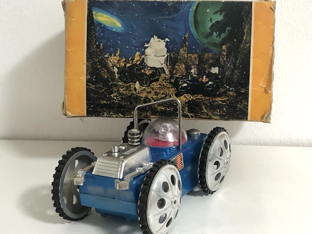 RARE VINTAGE SPACE Toy MOON ROVER Hong Kong 1970's £40.00 - PicClick UK