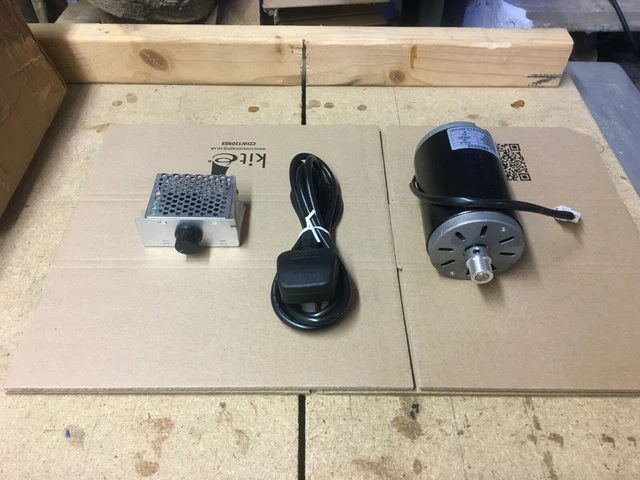 200W DC MOTOR kit DIY Project kit with speed controller. Unimat EMCO ...