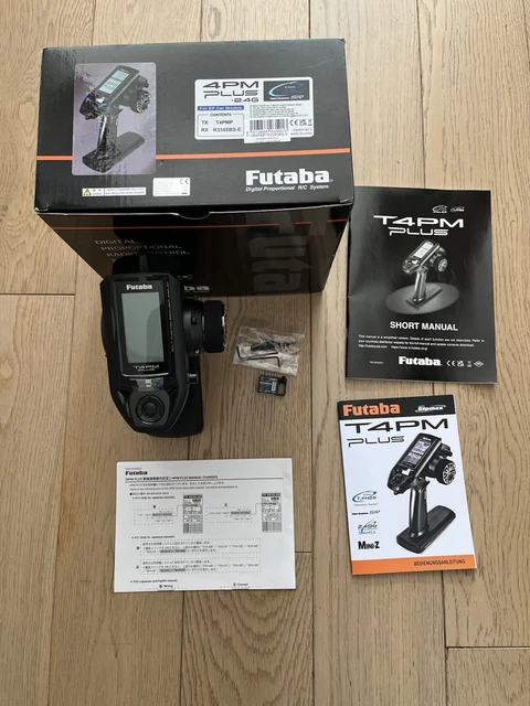 FUTABA T4PM PLUS Radio Transmitter & Receiver £34.81 - PicClick UK