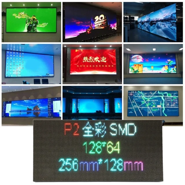 FUNCTION LED DISPLAY P2 LED Matrixs Module Compatible for Multiple ...
