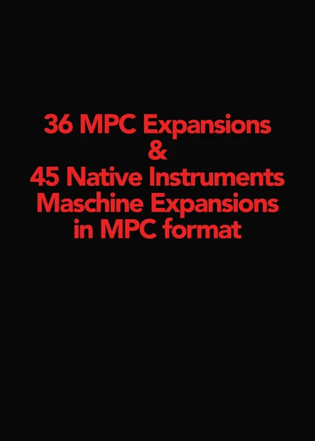 36 AKAI MPC Expansions & 45 Native Instruments Maschine Expansions In ...