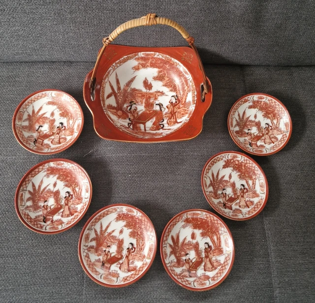 PORZELLAN KONFEKT SERVIER Set; Nippon Tokusei; Japan; 30er EUR 3,00 ...