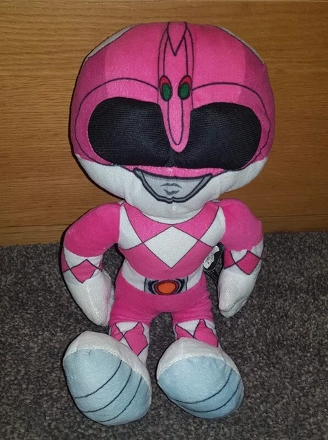 MIGHTY MORPHIN POWER Rangers - Pink Ranger Soft Plush Teddy (2016) £5. ...