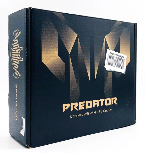PREDATOR CONNECT W6 Wi-Fi 6E AX7800 Hybrid Qos Compatible Gaming Router ...