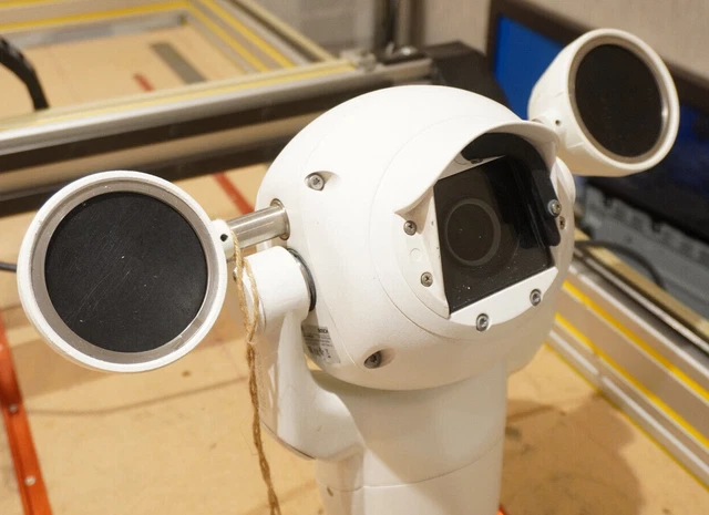 BOSCH PTZ CCTV MIC-550 IR LED Night Vision White Camera 28x Zoom PTZ £ ...