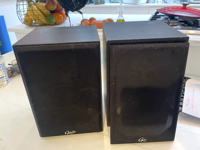 GALE GOLD MONITOR Limited Edition Hi-Fi Bookshelf Speakers 8 Ohm Bi ...