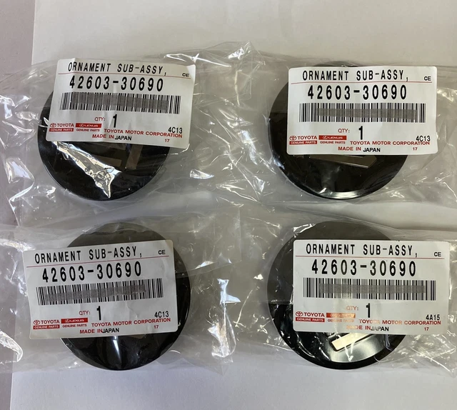 TOYOTA CROWN WHEEL Center Cap Hub Cap Cover Badge 62mm Emblem Sticker ...