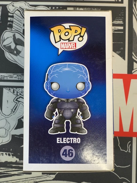 FUNKO POP ELECTRO 46 Amazing Spider-Man Glows In The Dark Marvel ...