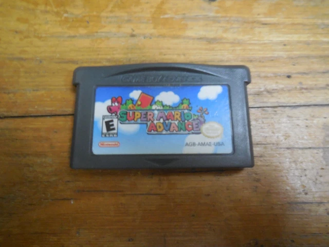 SUPER MARIO ADVANCE Nintendo GBA 2001 Super Mario 2 & 4 Player Super ...