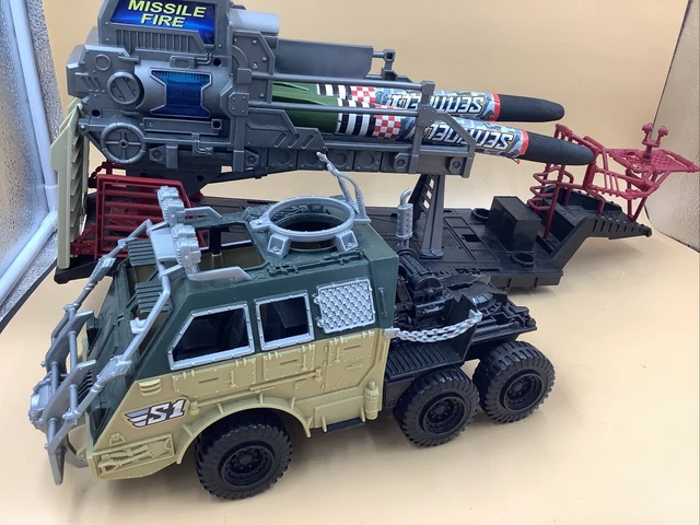CHAP MEI MILITARY Truck Missile Carrier Sentinel 1 Army Toy Vehicle £16 ...