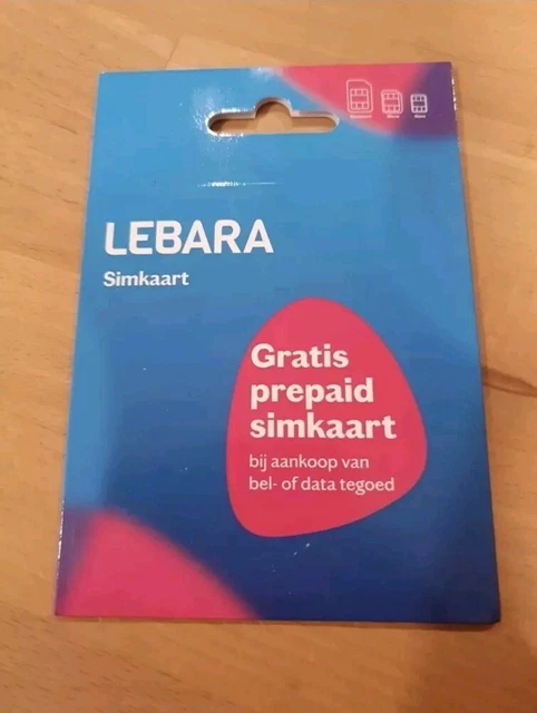 NEUE NIEDERLÄNDISCHE LEBARA Sim Karte! Schnell Eingerichtet! Noch ...