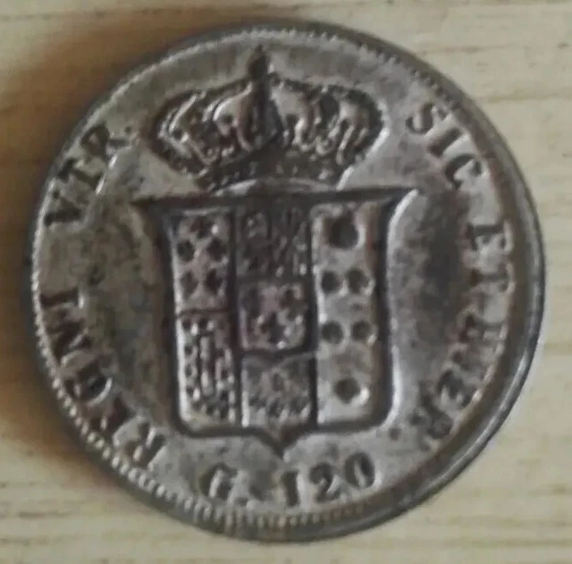 REGNO DELLE DUE Sicilie Francesco II di Borbone G. 120 Grana 1859 EUR 410,00 - PicClick IT