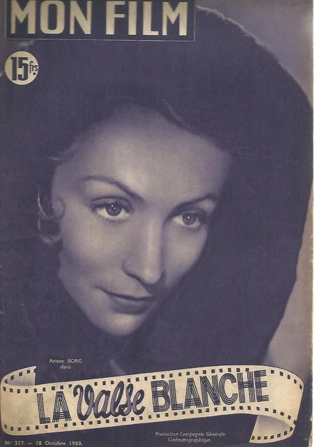 MON FILM N°217 - La Valse Blanche - Ariane Borg EUR 4,80 - PicClick FR