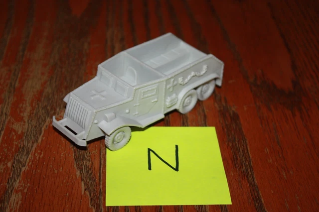 VINTAGE MARX BATTLEGROUND Light Gray German Army Half-Track N - MPC ...