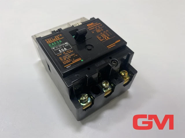 FUJI ELECTRIC CIRCUIT Breaker EA53A 50A Car Breaker BB3BEA-050 Switch ...