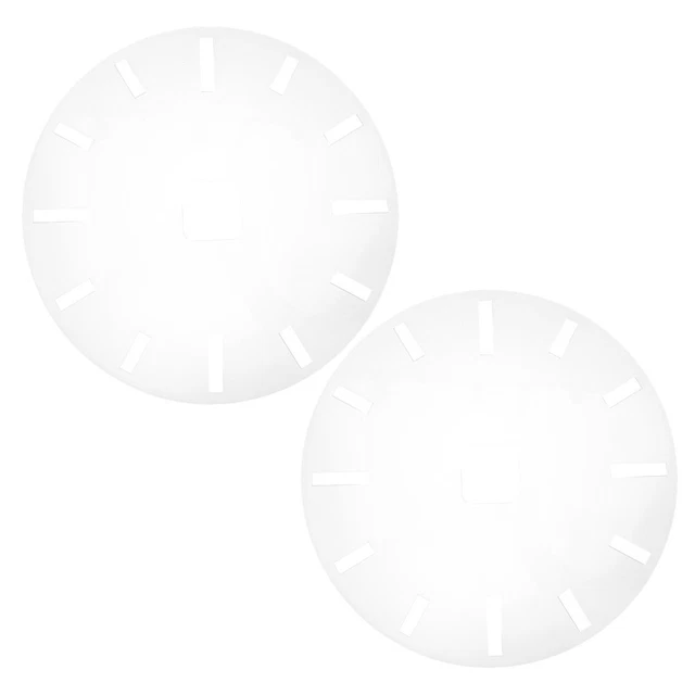 2PCS CLOCK TEMPLATE Circle Face with Dials Acrylic Router Templates for ...