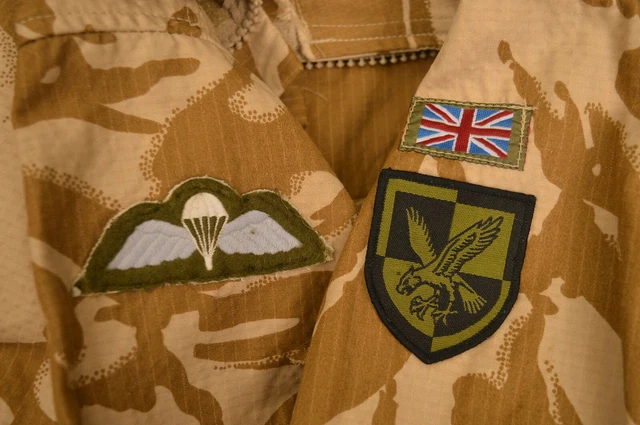 BRITISH ARMY PARA Badged CS95 Desert Field Jacket (Extra Large - Super ...