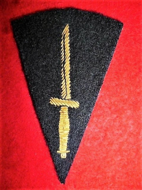 ROYAL MARINES COMMANDO Officer's Cloth Bullion Wire Insignia Patch $30. ...