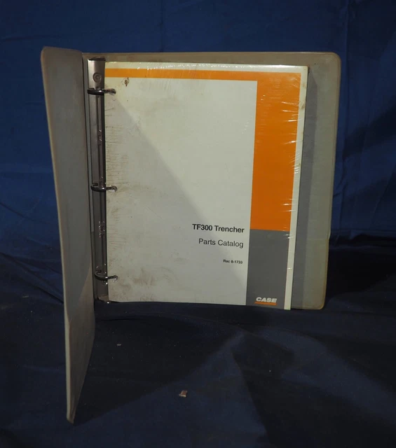 CASE TF300 TRENCHER Parti Catalogo Manuale Guida Originale 8-1733 EUR ...