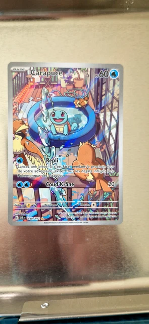 CARTE POKEMON CARAPUCE 148/142 Holo Secrète EV7 SCR FR NEUF EUR 50,00 ...
