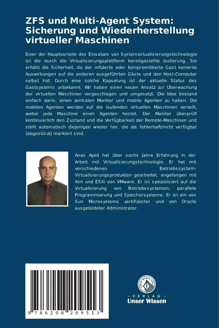 ZFS UND MULTI-AGENT System: Sicherung und Wiederherstellung virtueller ...