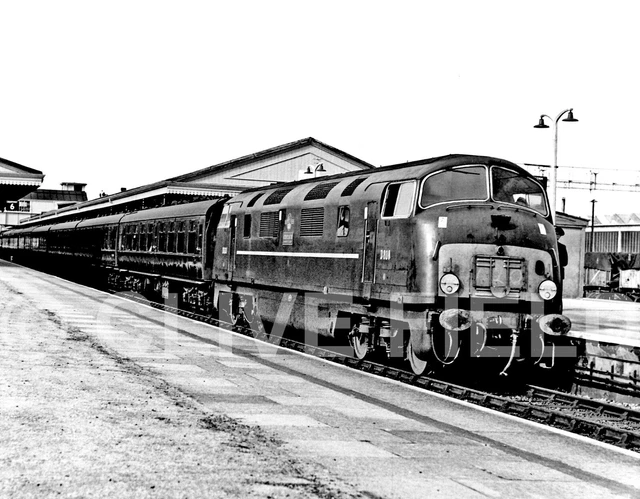RAILWAY PHOTOGRAPH 6X4 BR Diesel loco D808 Newton Abbot 1962. £2.95 ...